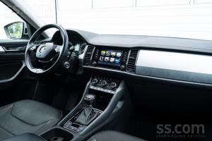 Grey Skoda Kodiaq 2022 in Riga, with an engine capacity of 2.00 L and mileage of 164 thousand km for 27600 €, photo 9 on AUTOMOTO.COM.LV