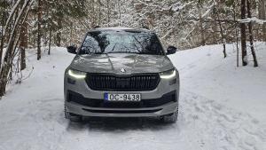 Grey Skoda Kodiaq 2022 in Alytus, with an engine capacity of 1.97 L and mileage of 65 thousand km for 30490 €, photo 3 on AUTOMOTO.COM.LV