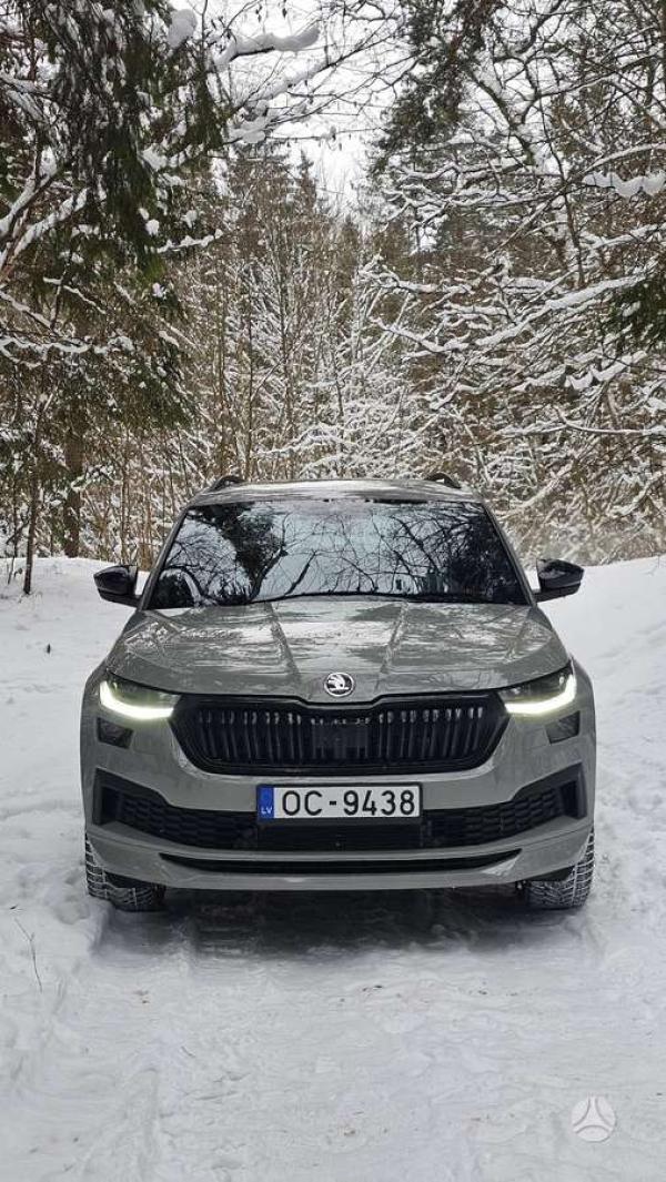 Pelēks Skoda Kodiaq 2022 Alīta, ar dzinēja tilpumu 1.97 L un nobraukumu 65 tūkst. km par 30490 €, foto 6 vietnē AUTOMOTO.COM.LV
