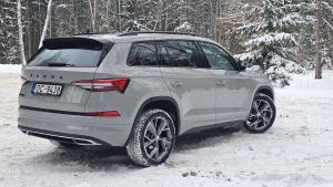 Grey Skoda Kodiaq 2022 in Alytus, with an engine capacity of 1.97 L and mileage of 65 thousand km for 30490 €, photo 13 on AUTOMOTO.COM.LV