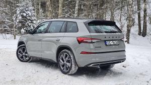 Grey Skoda Kodiaq 2022 in Alytus, with an engine capacity of 1.97 L and mileage of 65 thousand km for 30490 €, photo 15 on AUTOMOTO.COM.LV