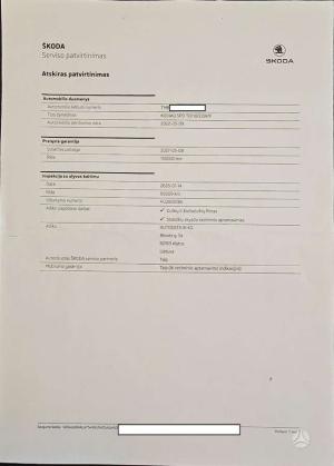 Grey Skoda Kodiaq 2022 in Alytus, with an engine capacity of 1.97 L and mileage of 65 thousand km for 30490 €, photo 35 on AUTOMOTO.COM.LV