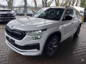 Grey Skoda Kodiaq 2022 in Vilnius, with an engine capacity of 1.50 L and mileage of 134 thousand km for 29990 €, photo  on AUTOMOTO.COM.LV
