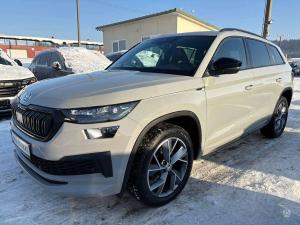 Grey Skoda Kodiaq 2022 in Vilnius, with an engine capacity of 1.50 L and mileage of 179 thousand km for 26200 €, photo  on AUTOMOTO.COM.LV