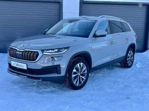 Pelēks Skoda Kodiaq 2022 Viļņa, ar dzinēja tilpumu 1.98 L un nobraukumu 120 tūkst. km par 31500 €, foto  vietnē AUTOMOTO.COM.LV