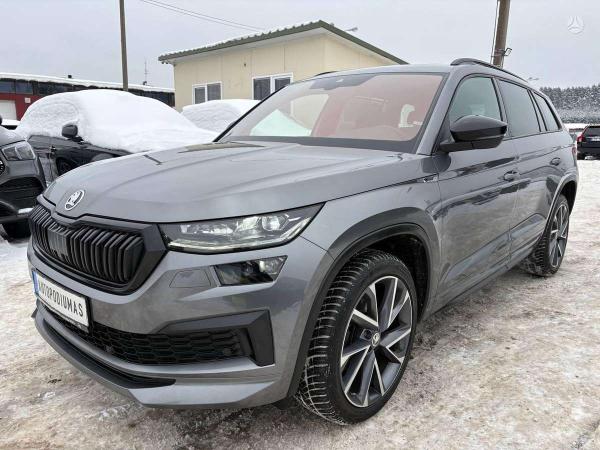 Серый Шкода Kodiaq 2022 в Вильнюс, объемом двигателя 1.50 л и пробегом 167 тыс. км за 25990 €, фото 1 на AUTOMOTO.COM.LV