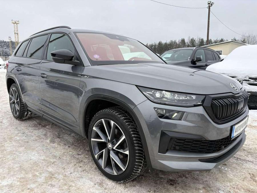 Серый Шкода Kodiaq 2022 в Вильнюс, объемом двигателя 1.50 л и пробегом 167 тыс. км за 25990 €, фото 2 на AUTOMOTO.COM.LV