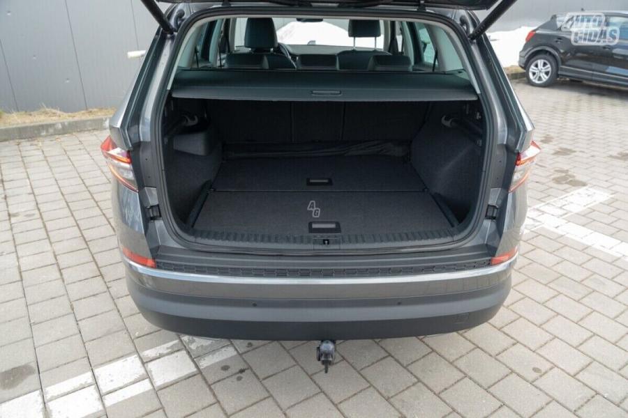 Grey Skoda Kodiaq 2022 in Vilnius, with an engine capacity of 2.00 L and mileage of 138 thousand km for 30850 €, photo 22 on AUTOMOTO.COM.LV