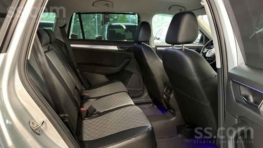 Grey Skoda Kodiaq 2022 in Riga, with an engine capacity of 2.00 L and mileage of 134 thousand km for 22900 €, photo 15 on AUTOMOTO.COM.LV