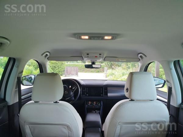 Grey Skoda Kodiaq 2022 in Riga, with an engine capacity of 1.50 L and mileage of 119 thousand km for 21700 €, photo 6 on AUTOMOTO.COM.LV