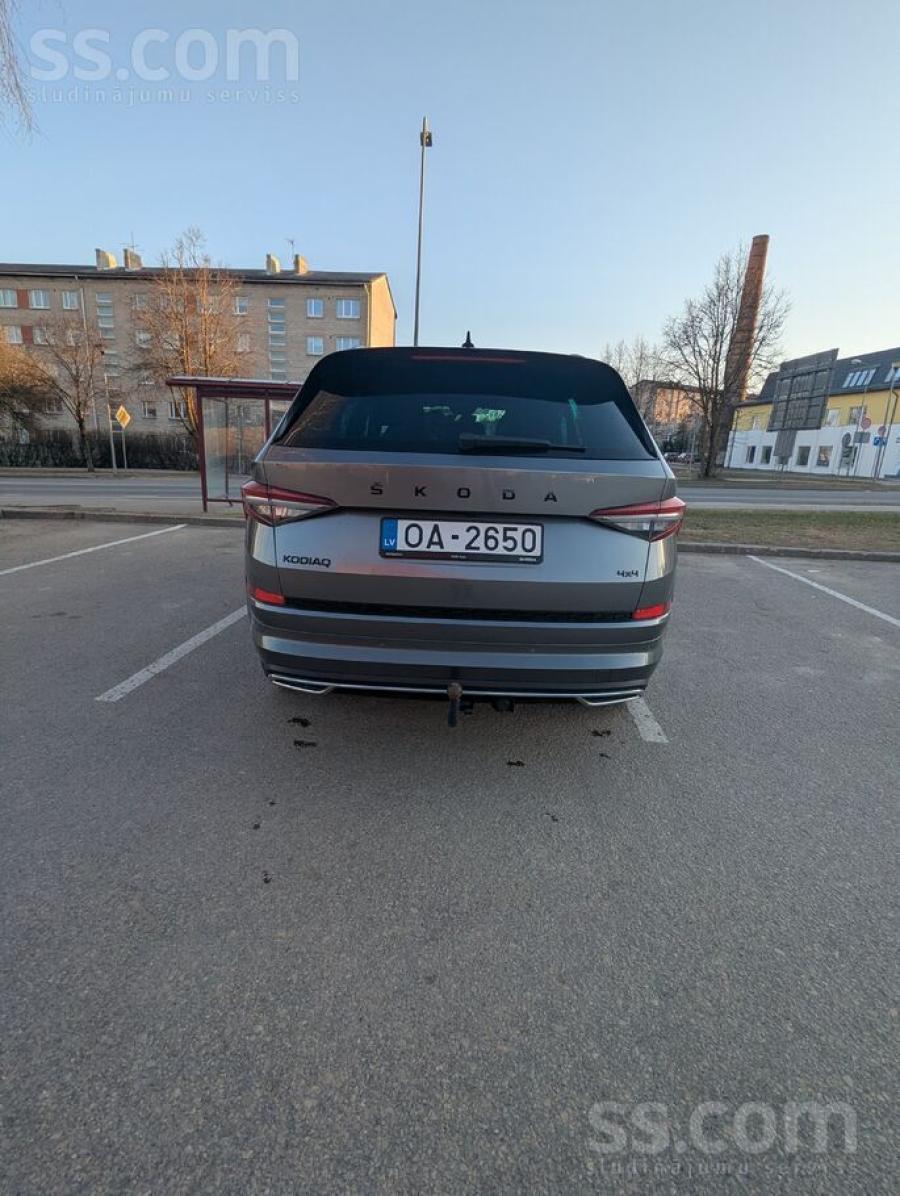 Серый Шкода Kodiaq 2022 в Мадона, объемом двигателя 2.00 л и пробегом 76 тыс. км за 28700 €, фото 6 на AUTOMOTO.COM.LV