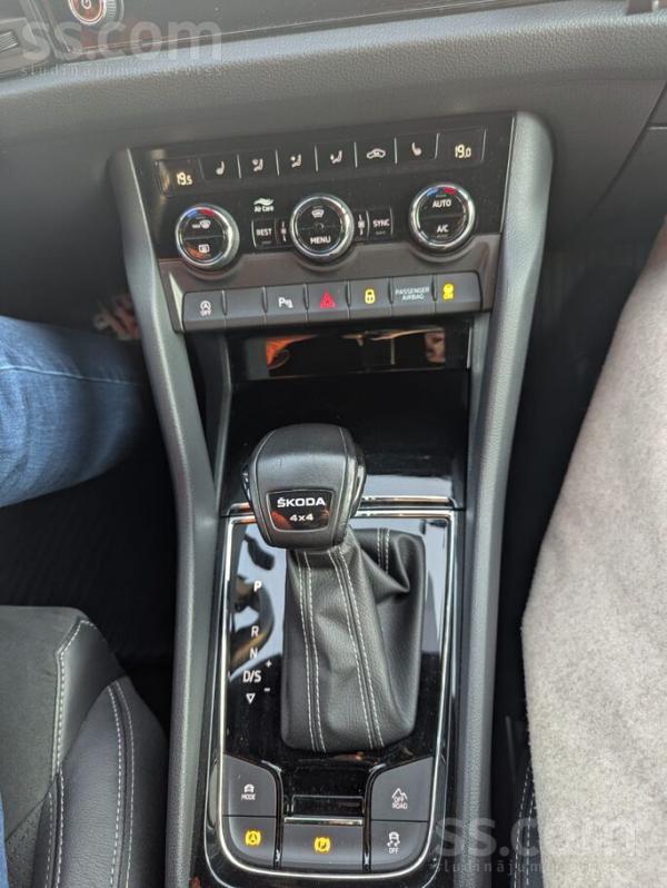 Pelēks Skoda Kodiaq 2022 Madona, ar dzinēja tilpumu 2.00 L un nobraukumu 76 tūkst. km par 28700 €, foto 6 vietnē AUTOMOTO.COM.LV