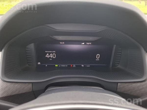 Grey Skoda Kodiaq 2022 in Riga, with an engine capacity of 2.00 L and mileage of 59 thousand km for 32700 €, photo 9 on AUTOMOTO.COM.LV