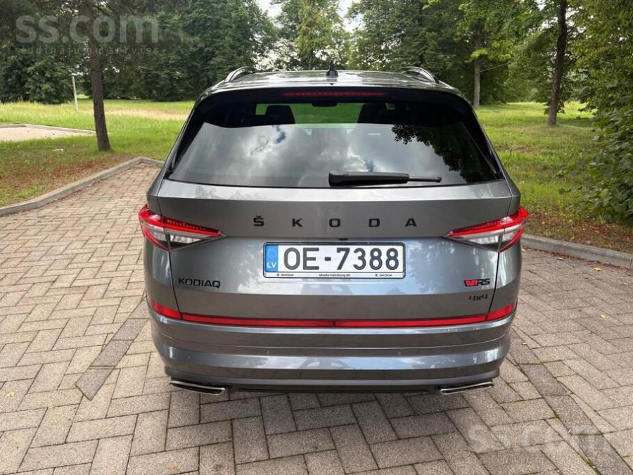 Pelēks Skoda Kodiaq 2022 Rīga, ar dzinēja tilpumu 2.00 L un nobraukumu 134 tūkst. km par 33500 €, foto 6 vietnē AUTOMOTO.COM.LV
