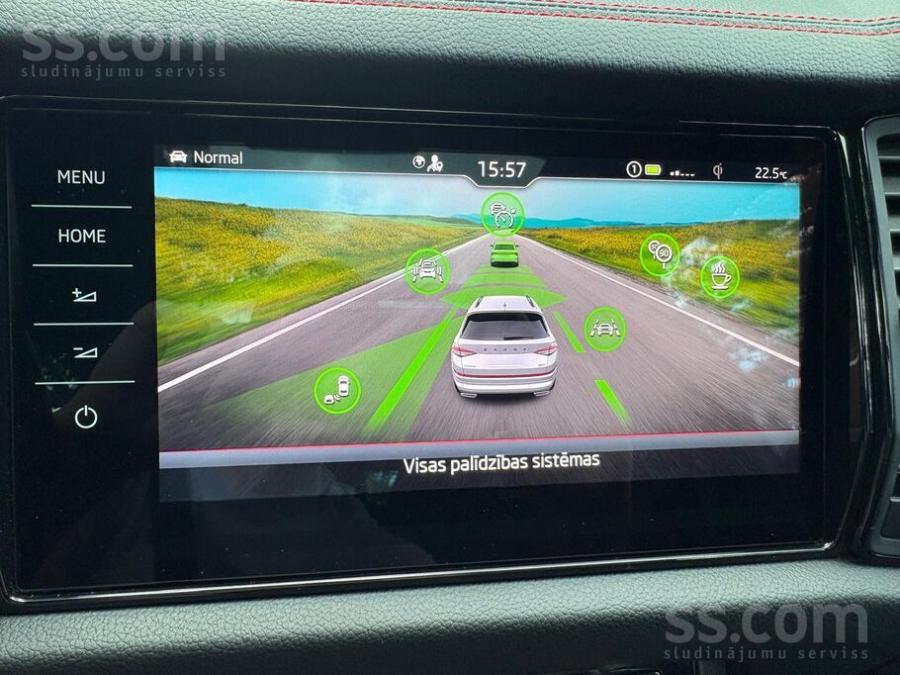 Pelēks Skoda Kodiaq 2022 Rīga, ar dzinēja tilpumu 2.00 L un nobraukumu 134 tūkst. km par 33500 €, foto 15 vietnē AUTOMOTO.COM.LV