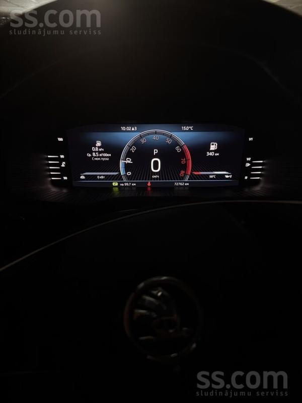 Серый Шкода Kodiaq 2022 в Рига, объемом двигателя 1.50 л и пробегом 73 тыс. км за 24990 €, фото 4 на AUTOMOTO.COM.LV