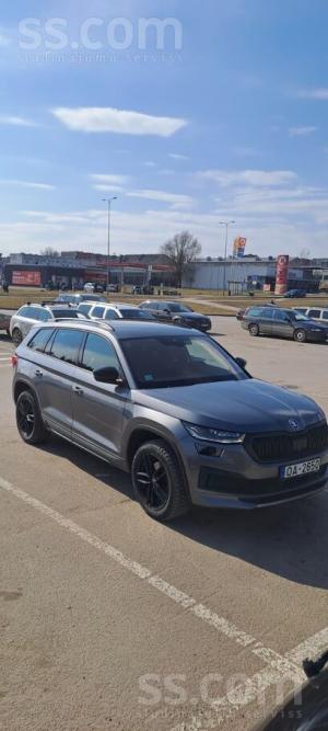 Grey Skoda Kodiaq 2022 in Madona, with an engine capacity of 2.00 L and mileage of 73 thousand km for 34000 €, photo  on AUTOMOTO.COM.LV