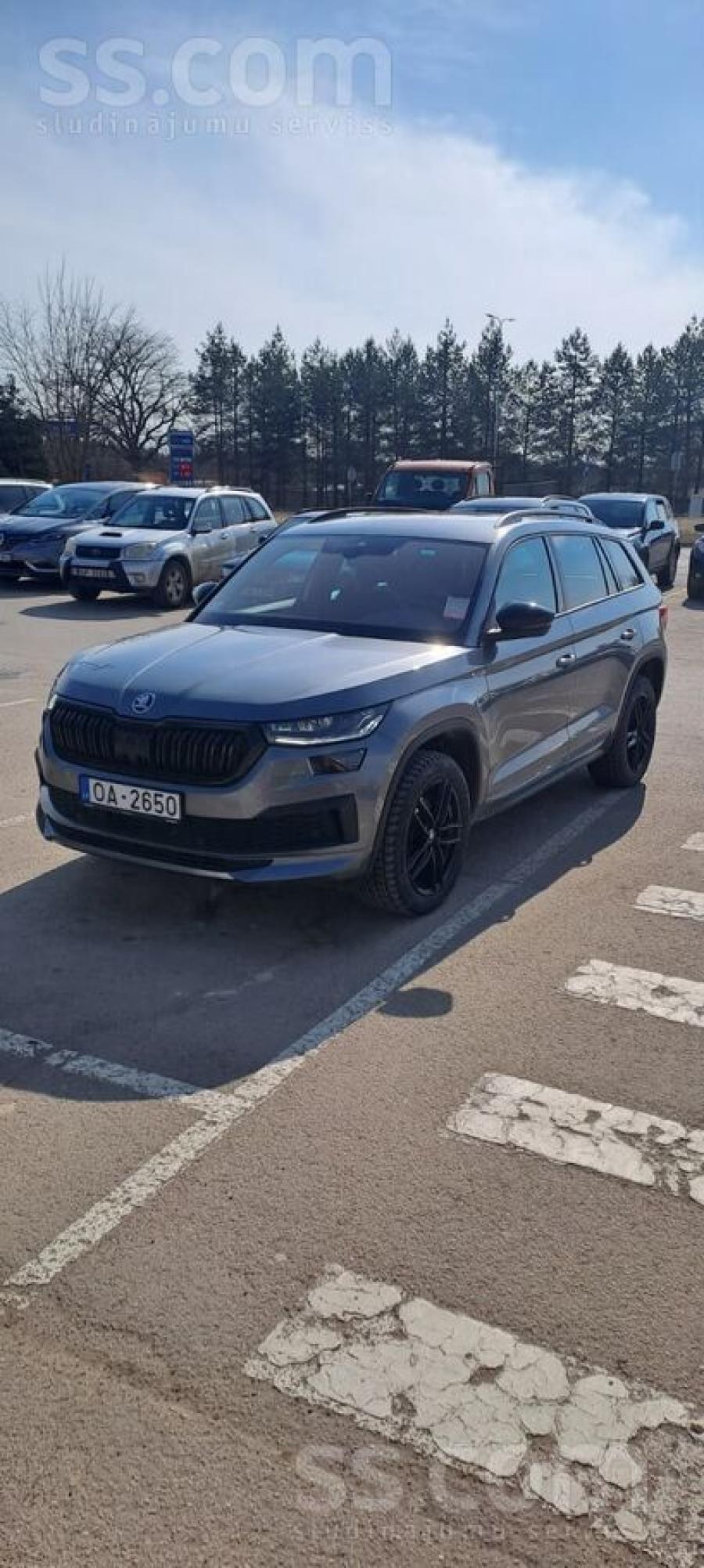 Grey Skoda Kodiaq 2022 in Madona, with an engine capacity of 2.00 L and mileage of 73 thousand km for 34000 €, photo 4 on AUTOMOTO.COM.LV