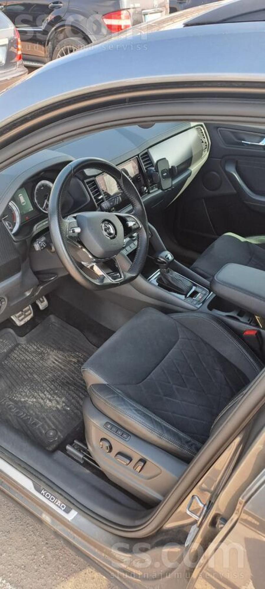 Grey Skoda Kodiaq 2022 in Madona, with an engine capacity of 2.00 L and mileage of 73 thousand km for 34000 €, photo 6 on AUTOMOTO.COM.LV