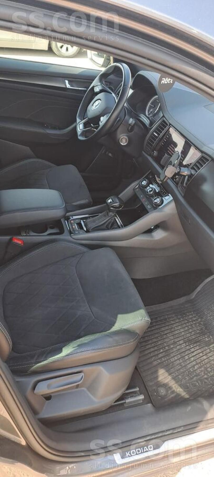 Grey Skoda Kodiaq 2022 in Madona, with an engine capacity of 2.00 L and mileage of 73 thousand km for 34000 €, photo 7 on AUTOMOTO.COM.LV