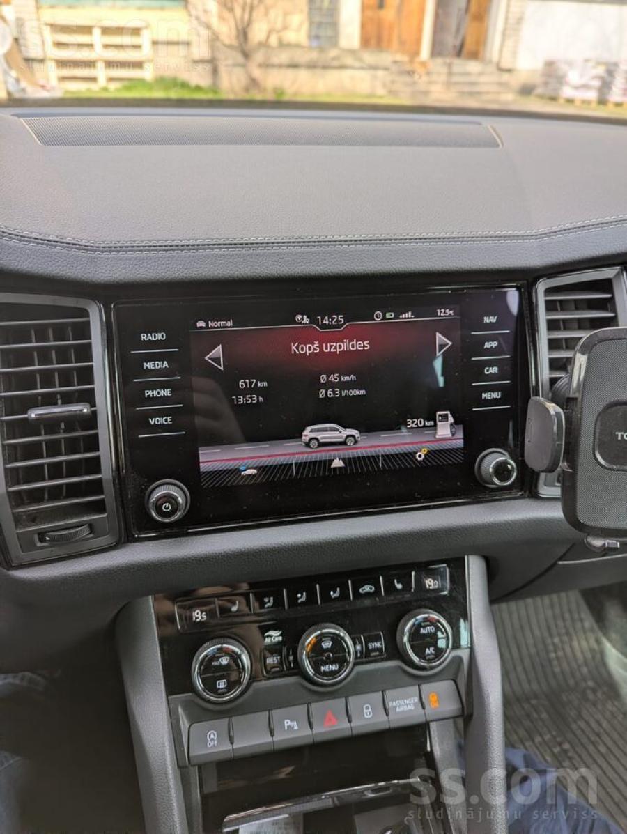 Grey Skoda Kodiaq 2022 in Madona, with an engine capacity of 2.00 L and mileage of 73 thousand km for 34000 €, photo 10 on AUTOMOTO.COM.LV