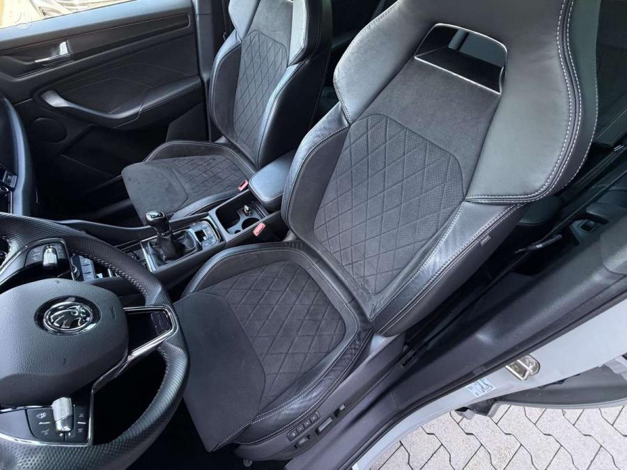 Grey Skoda Kodiaq 2022 in Siauliai, with an engine capacity of 1.50 L and mileage of 215 thousand km for 22978 €, photo 17 on AUTOMOTO.COM.LV