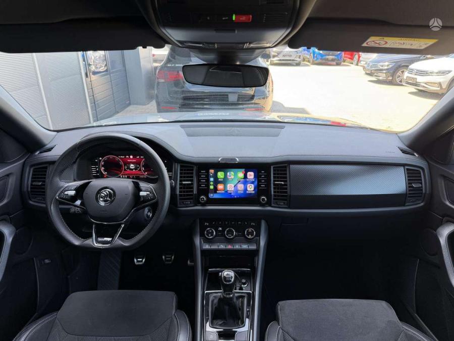 Grey Skoda Kodiaq 2022 in Siauliai, with an engine capacity of 1.50 L and mileage of 215 thousand km for 22978 €, photo 19 on AUTOMOTO.COM.LV
