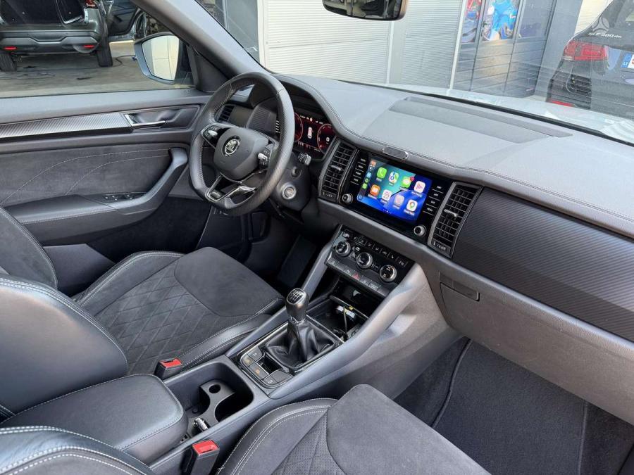 Grey Skoda Kodiaq 2022 in Siauliai, with an engine capacity of 1.50 L and mileage of 215 thousand km for 22978 €, photo 21 on AUTOMOTO.COM.LV