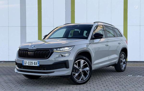 Grey Skoda Kodiaq 2022 in Taurage, with an engine capacity of 1.97 L and mileage of 228 thousand km for 21300 €, photo 1 on AUTOMOTO.COM.LV