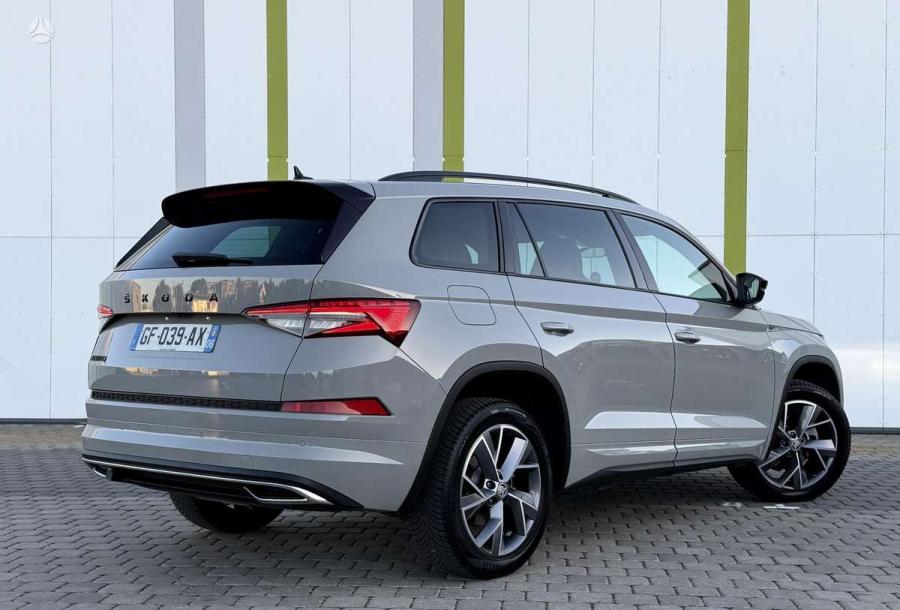 Серый Шкода Kodiaq 2022 в Таураге, объемом двигателя 1.97 л и пробегом 228 тыс. км за 21300 €, фото 15 на AUTOMOTO.COM.LV