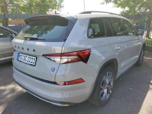 Pelēks Skoda Kodiaq 2022 Viļņa, ar dzinēja tilpumu 1.97 L un nobraukumu 155 tūkst. km par 27700 €, foto 5 vietnē AUTOMOTO.COM.LV