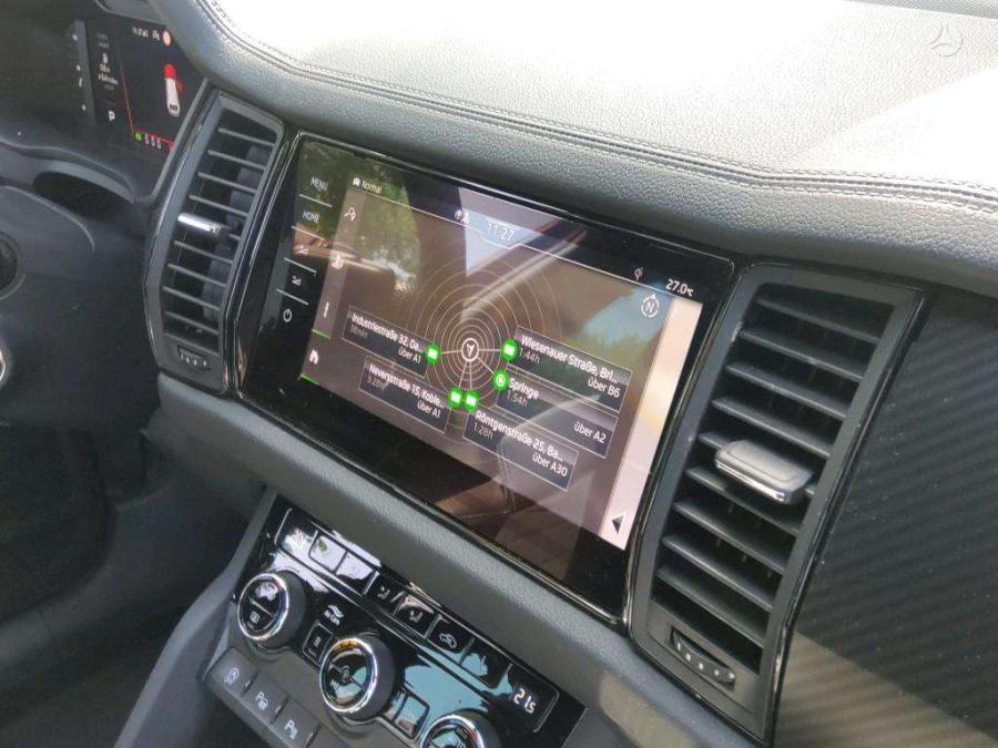 Pelēks Skoda Kodiaq 2022 Viļņa, ar dzinēja tilpumu 1.97 L un nobraukumu 155 tūkst. km par 27700 €, foto 14 vietnē AUTOMOTO.COM.LV