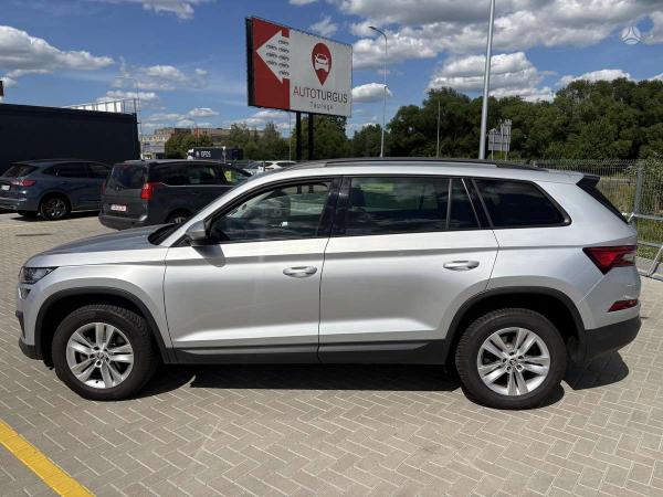 Grey Skoda Kodiaq 2022 in Taurage, with an engine capacity of 1.97 L and mileage of 200 thousand km for 17300 €, photo 8 on AUTOMOTO.COM.LV