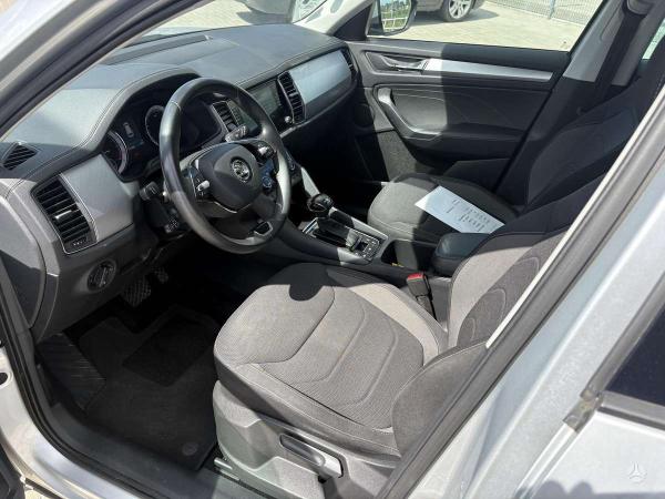 Grey Skoda Kodiaq 2022 in Taurage, with an engine capacity of 1.97 L and mileage of 200 thousand km for 17300 €, photo 10 on AUTOMOTO.COM.LV
