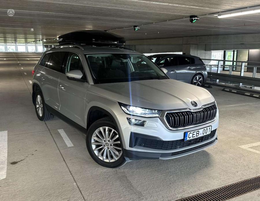 Серый Шкода Kodiaq 2022 в Вильнюс, объемом двигателя 1.97 л и пробегом 93 тыс. км за 28900 €, фото 1 на AUTOMOTO.COM.LV