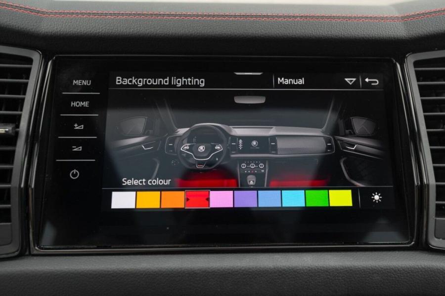 Pelēks Skoda Kodiaq 2022 Viļņa, ar dzinēja tilpumu 2.00 L un nobraukumu 151 tūkst. km par 33750 €, foto 26 vietnē AUTOMOTO.COM.LV