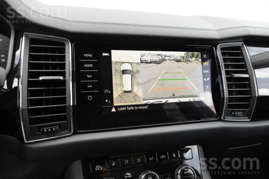 Grey Skoda Kodiaq 2022 in Riga, with an engine capacity of 2.00 L and mileage of 128 thousand km for 32550 €, photo 32 on AUTOMOTO.COM.LV