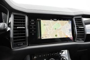 Grey Skoda Kodiaq 2022 in Riga, with an engine capacity of 2.00 L and mileage of 128 thousand km for 32550 €, photo 40 on AUTOMOTO.COM.LV