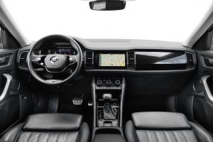 Grey Skoda Kodiaq 2022 in Riga, with an engine capacity of 2.00 L and mileage of 128 thousand km for 32550 €, photo 43 on AUTOMOTO.COM.LV