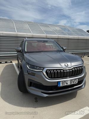 Pelēks Skoda Kodiaq 2022 Tallina, ar dzinēja tilpumu 2.00 L un nobraukumu 97 tūkst. km par 35900 €, foto  vietnē AUTOMOTO.COM.LV