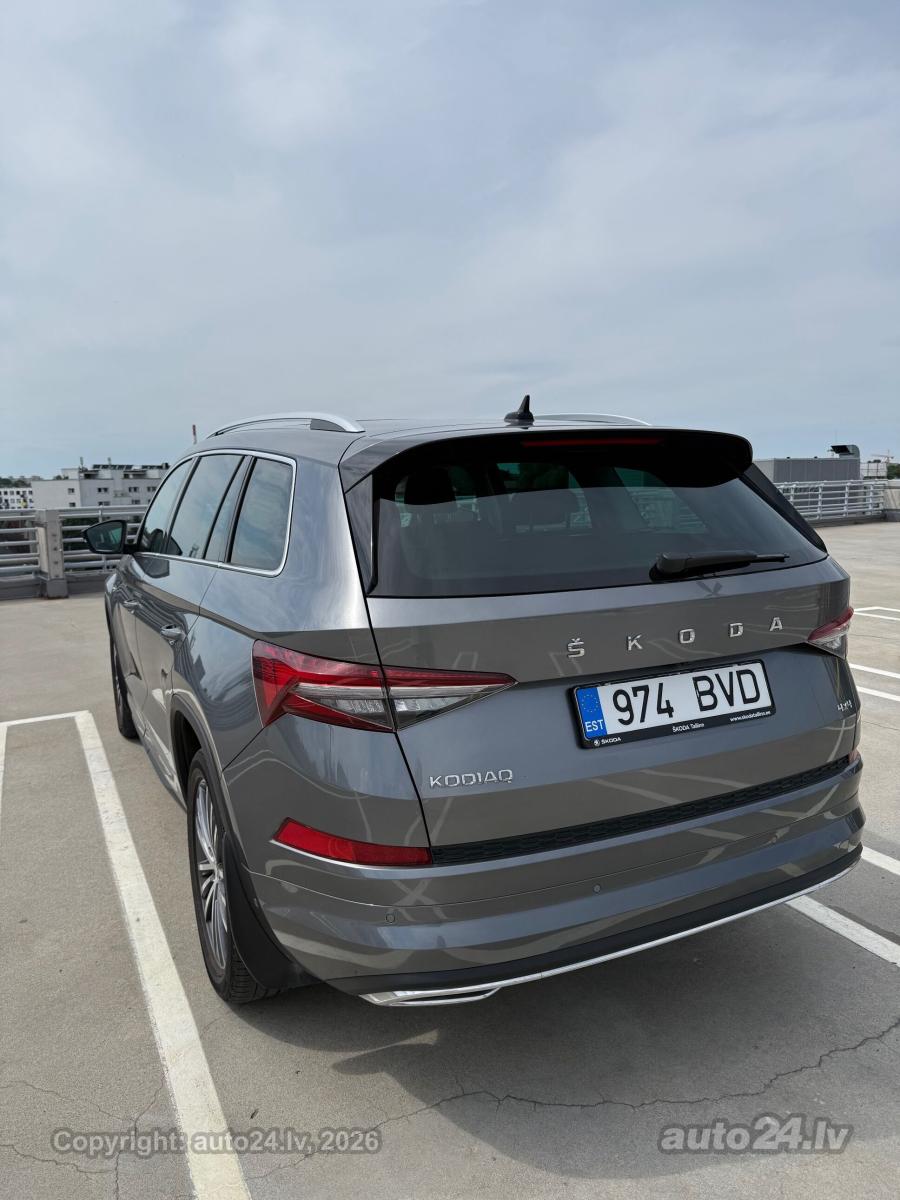 Pelēks Skoda Kodiaq 2022 Tallina, ar dzinēja tilpumu 2.00 L un nobraukumu 97 tūkst. km par 35900 €, foto 4 vietnē AUTOMOTO.COM.LV