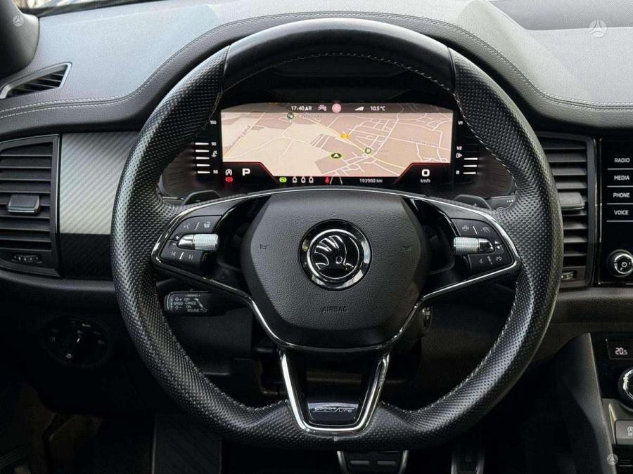 Серый Шкода Kodiaq 2022 в Вильнюс, объемом двигателя 1.50 л и пробегом 194 тыс. км за 24990 €, фото 29 на AUTOMOTO.COM.LV