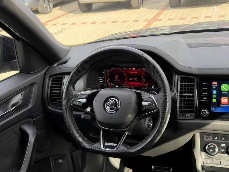 Pelēks Skoda Kodiaq 2022 Šauļi, ar dzinēja tilpumu 1.50 L un nobraukumu 178 tūkst. km par 26990 €, foto 16 vietnē AUTOMOTO.COM.LV