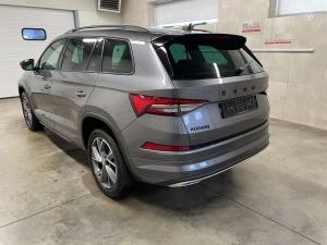 Grey Skoda Kodiaq 2022 in Marijampole, with an engine capacity of 1.50 L and mileage of 198 thousand km for 23474 €, photo 7 on AUTOMOTO.COM.LV