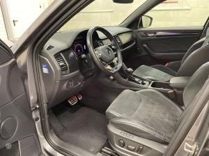 Grey Skoda Kodiaq 2022 in Marijampole, with an engine capacity of 1.50 L and mileage of 198 thousand km for 23474 €, photo 8 on AUTOMOTO.COM.LV