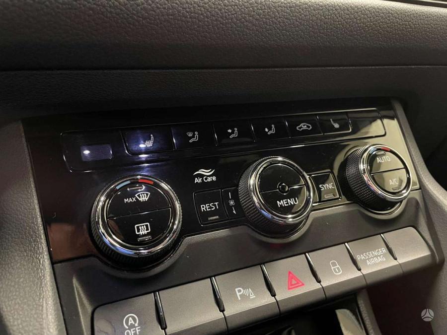 Grey Skoda Kodiaq 2022 in Marijampole, with an engine capacity of 1.50 L and mileage of 198 thousand km for 23474 €, photo 16 on AUTOMOTO.COM.LV