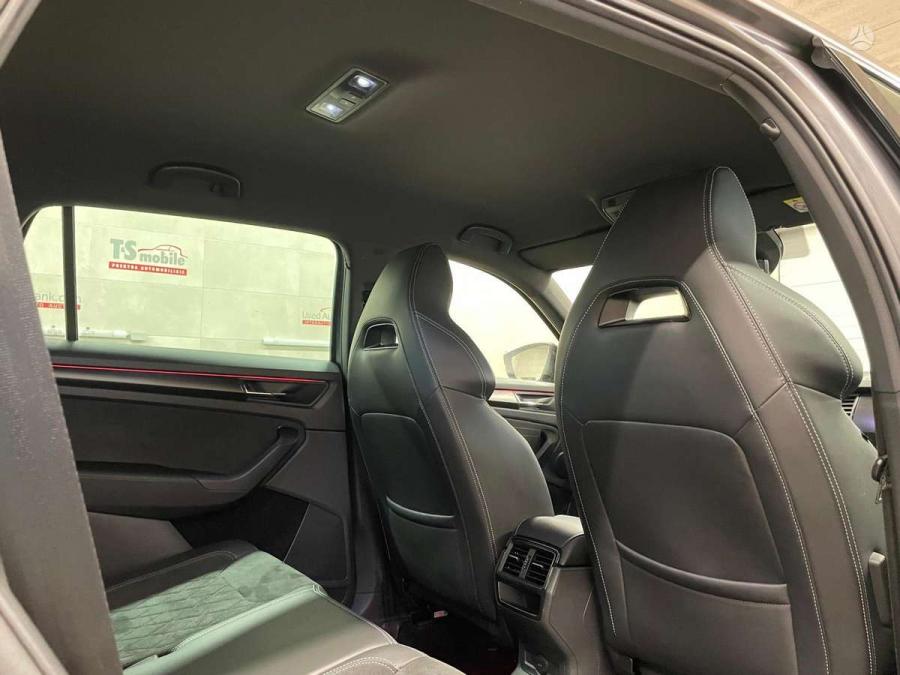 Grey Skoda Kodiaq 2022 in Marijampole, with an engine capacity of 1.50 L and mileage of 198 thousand km for 23474 €, photo 18 on AUTOMOTO.COM.LV