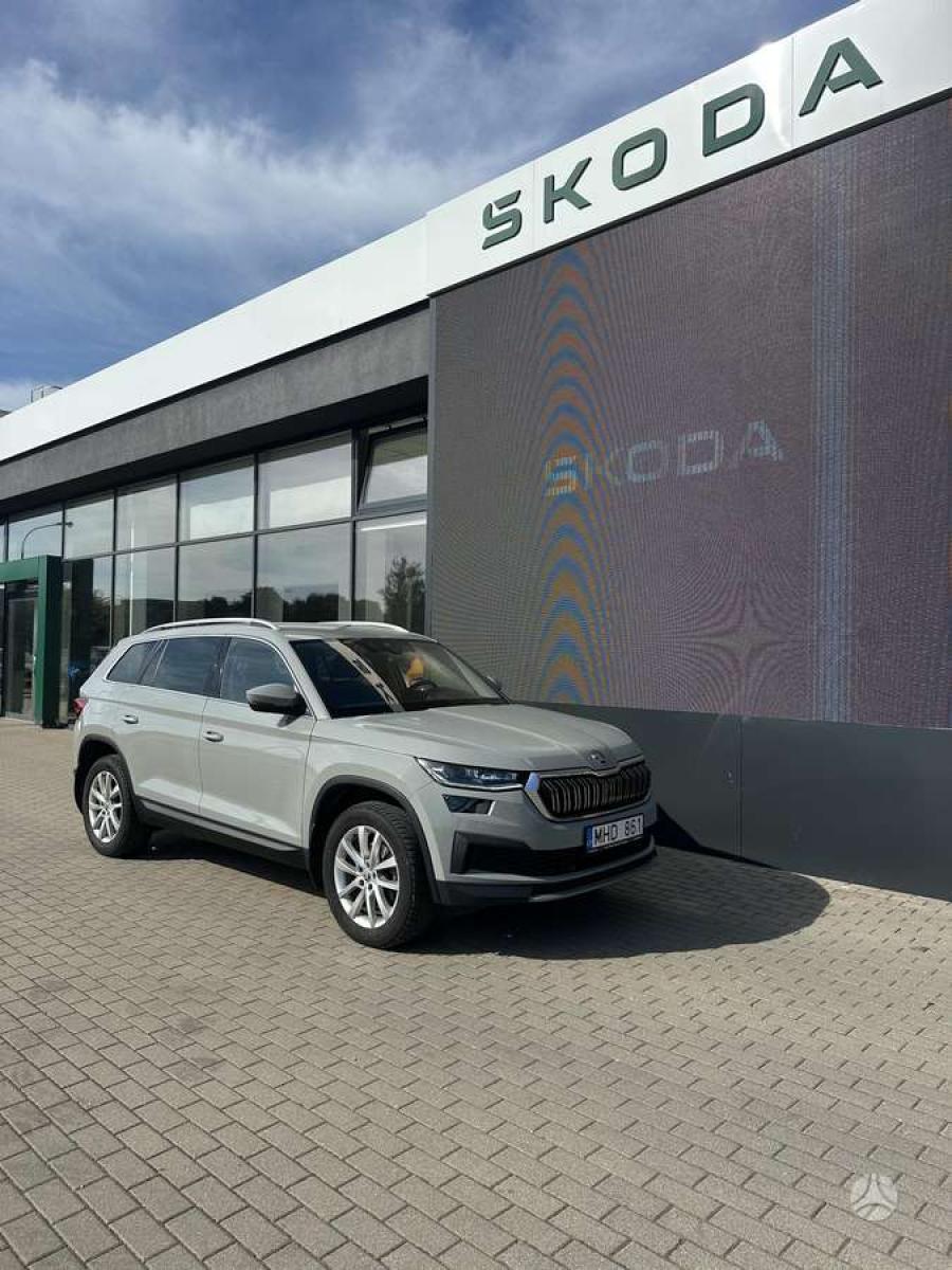 Серый Шкода Kodiaq 2022 в Клайпеда, объемом двигателя 1.97 л и пробегом 82 тыс. км за 29800 €, фото 3 на AUTOMOTO.COM.LV