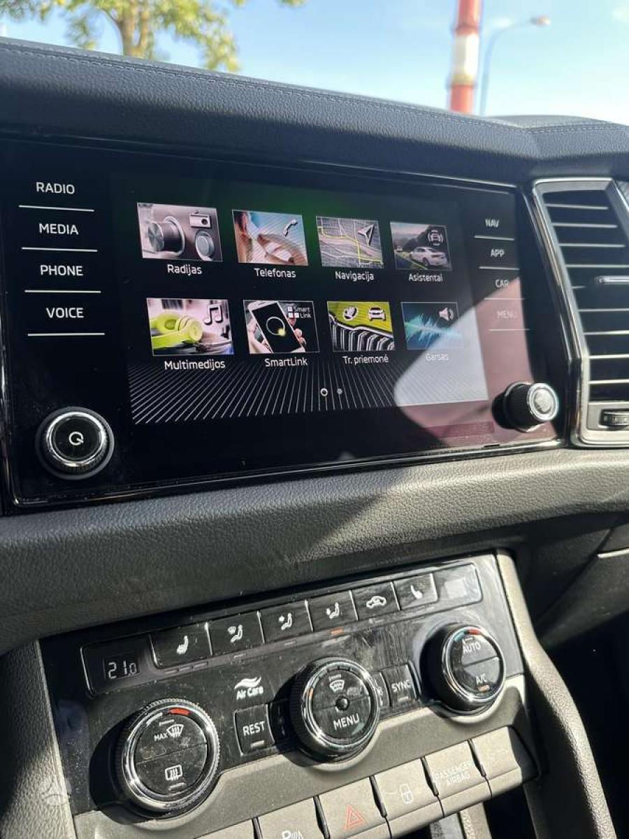 Серый Шкода Kodiaq 2022 в Клайпеда, объемом двигателя 1.97 л и пробегом 82 тыс. км за 29800 €, фото 21 на AUTOMOTO.COM.LV
