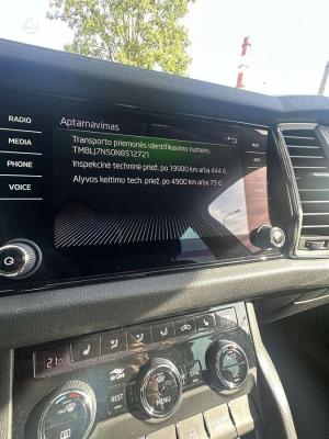 Серый Шкода Kodiaq 2022 в Клайпеда, объемом двигателя 1.97 л и пробегом 82 тыс. км за 29800 €, фото 27 на AUTOMOTO.COM.LV